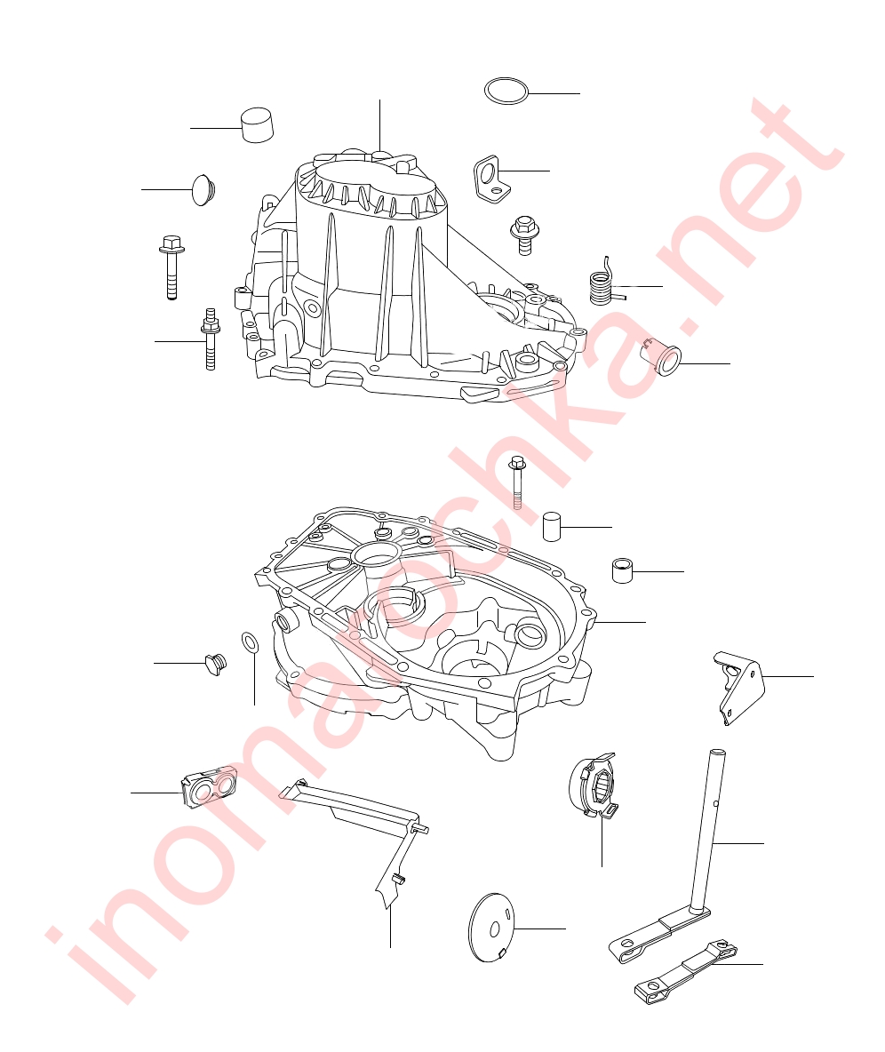 Корпус КПП Chery IndiS